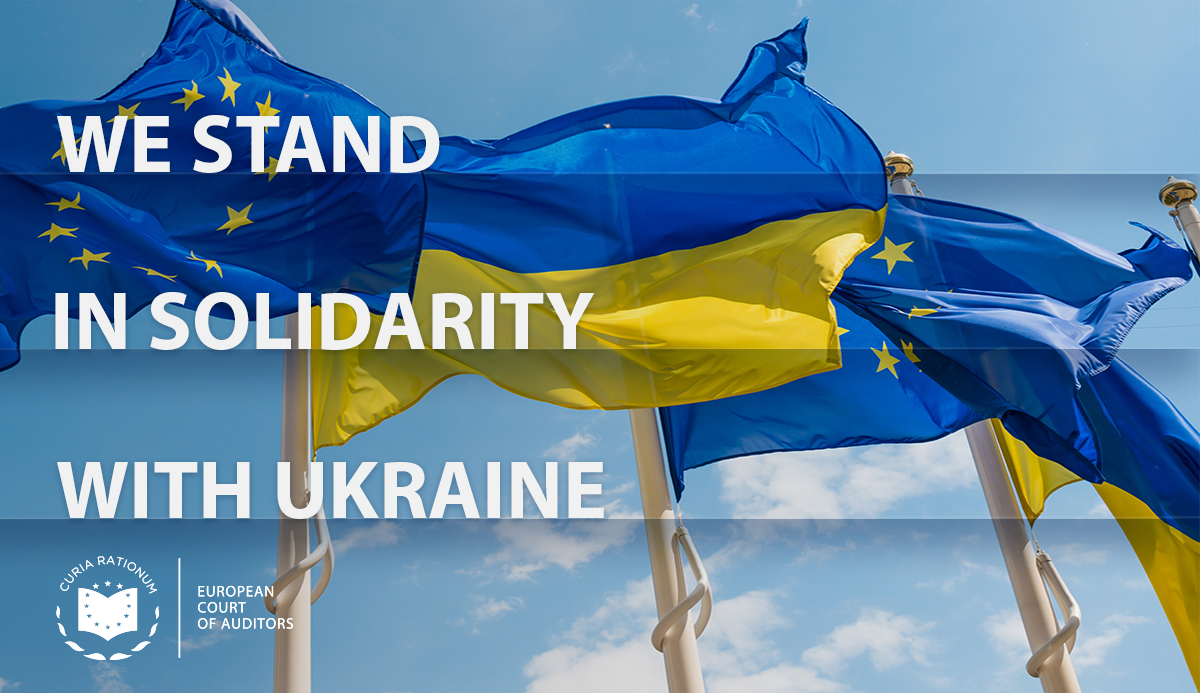 The European Court of Auditors in solidarity with Ukraine